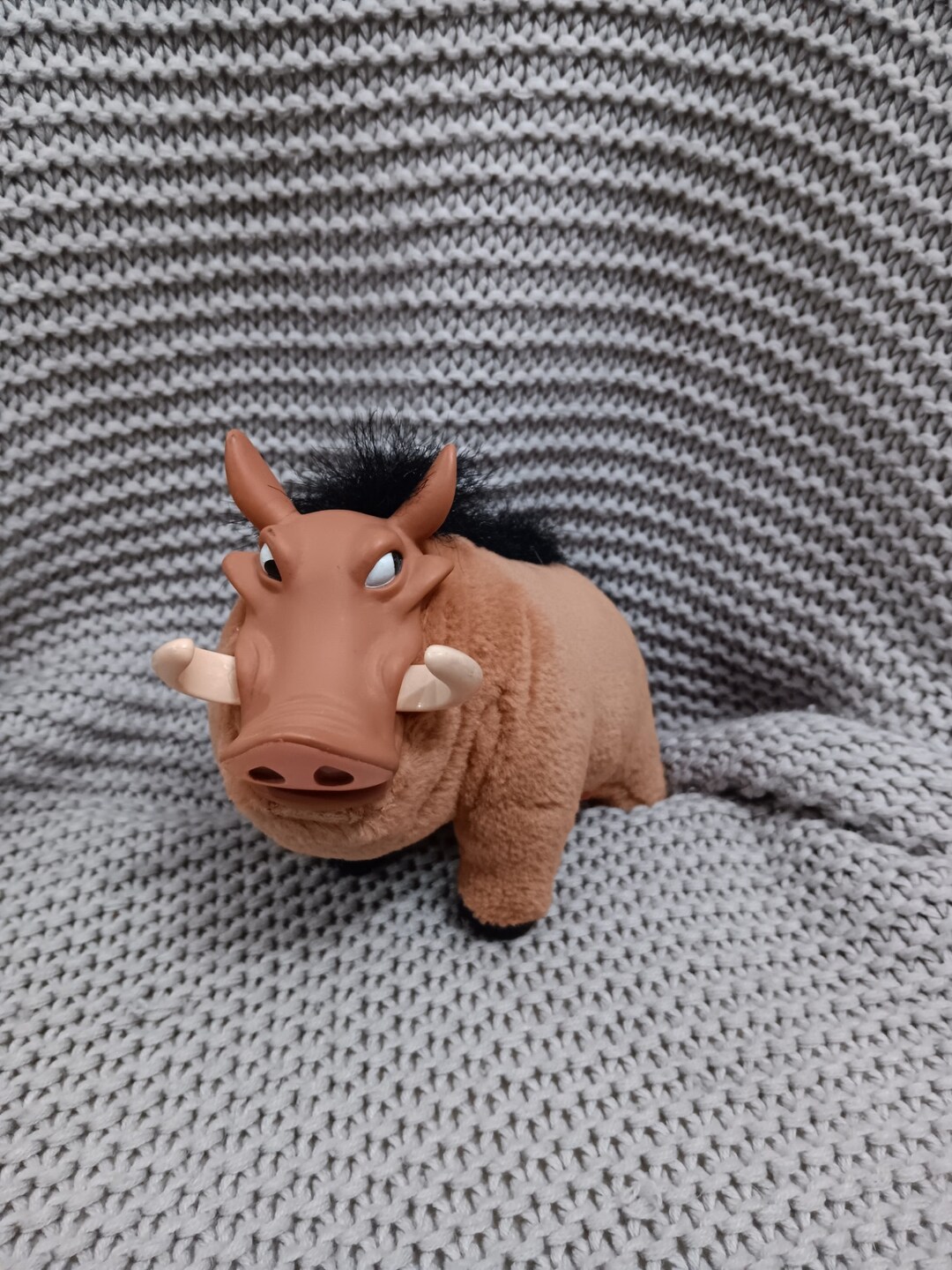 VGC Vintage Disney Lion King 5" Plush Pumbaa Warthog Plush With Vinyl ...