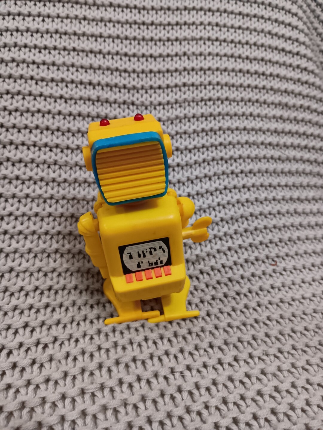Vintage 1970's Yellow Plastic Wind up Toy Robot by Durham Industries ...
