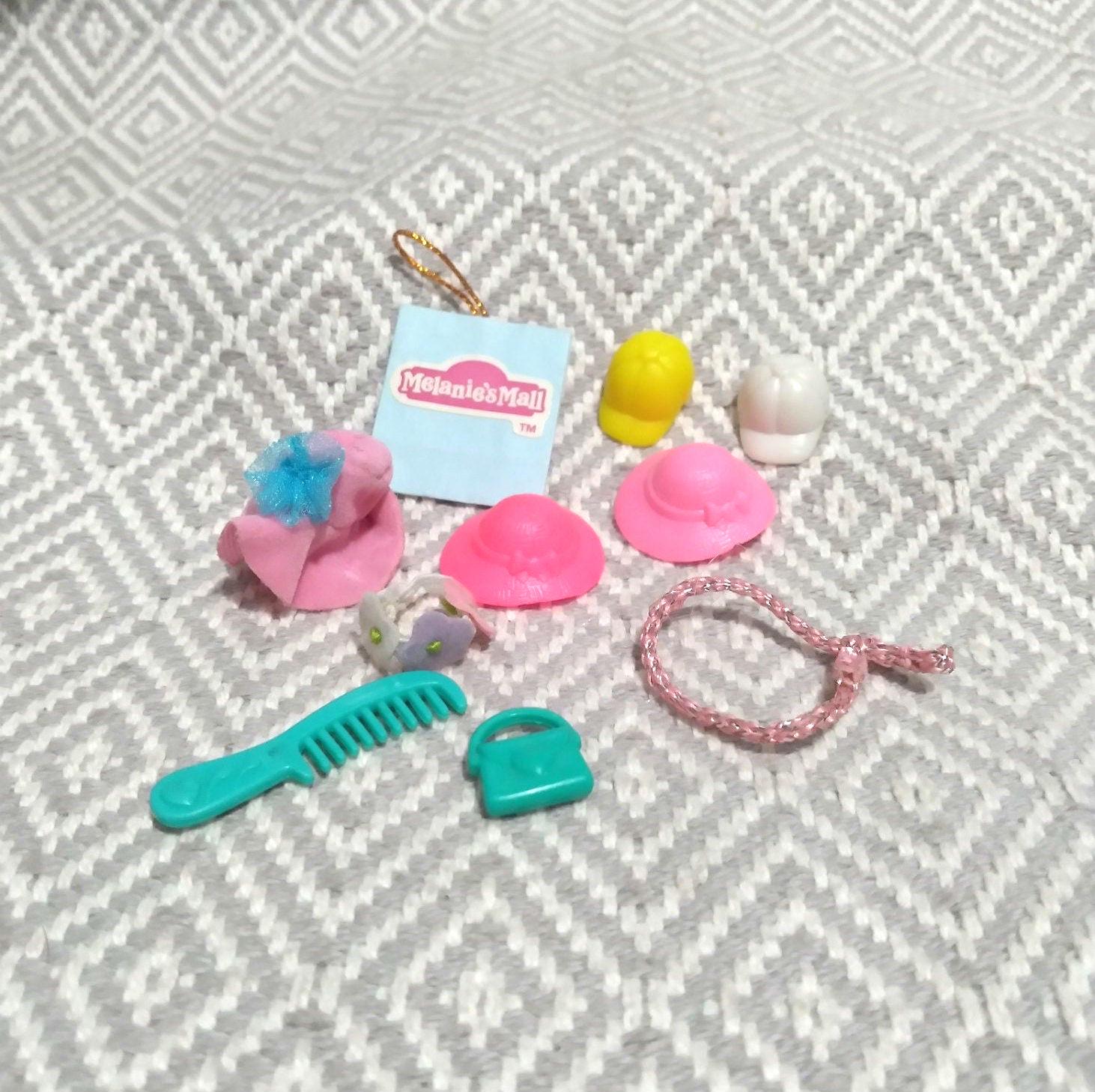 Lot of Vintage Melanie s Mall Accessories Hats Caps Comb and Shopping Bag Etsy