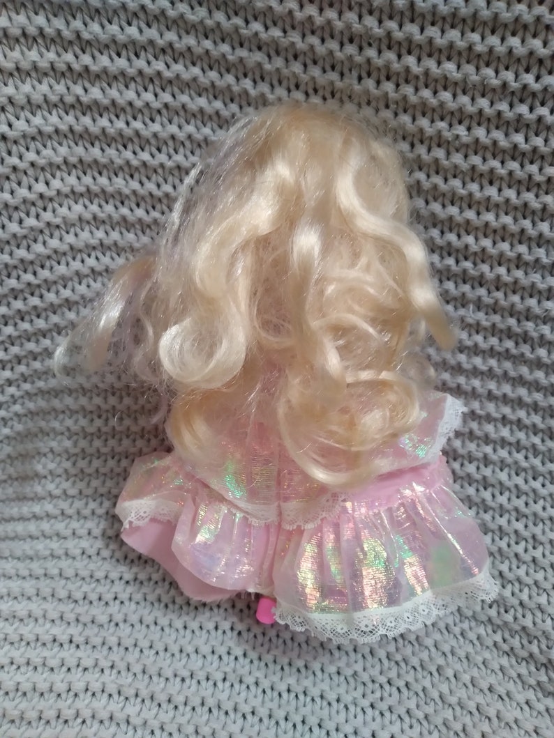 Vintage Lady Lovely Locks Fair Haired Maiden Wearing Her Original ...