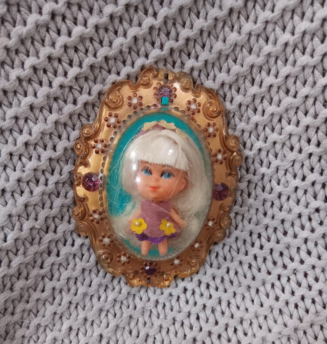 VGC Vintage Liddle Kiddles Kleo Lucky Locket Lilac in Her Pendant ...