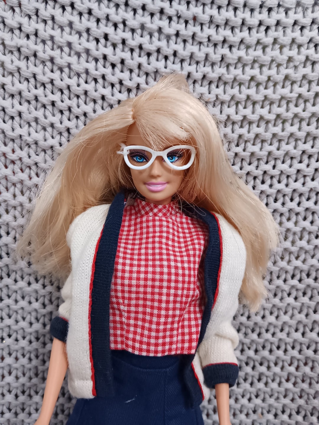 Hipster Barbie - a Modern Doll With Glasses Wearing Vintage 1960's ...