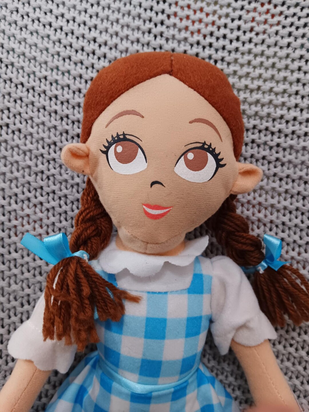 VGC Tagged Wizard of Oz Plush Dorothy Gail Rag Doll With Yarn Hair - Etsy