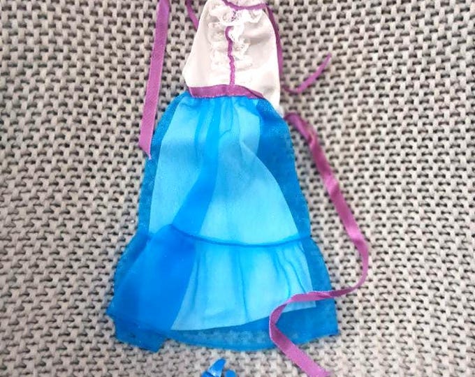 Vintage Superstar Era Barbie Fashion Favorites #3788 Halter Dress With ...