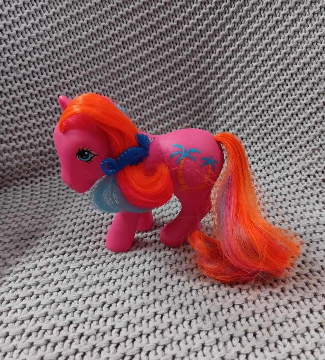 VGC Vintage G1 MLP My Little Pony Pina Colada Tropical Pony With Palm ...