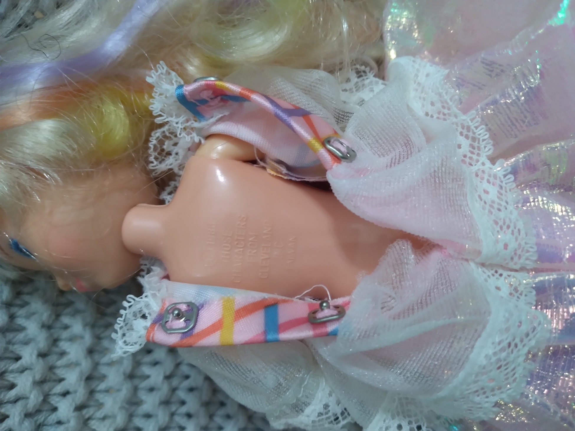Vintage Lady Lovely Locks Fair Haired Maiden Wearing Her Original ...