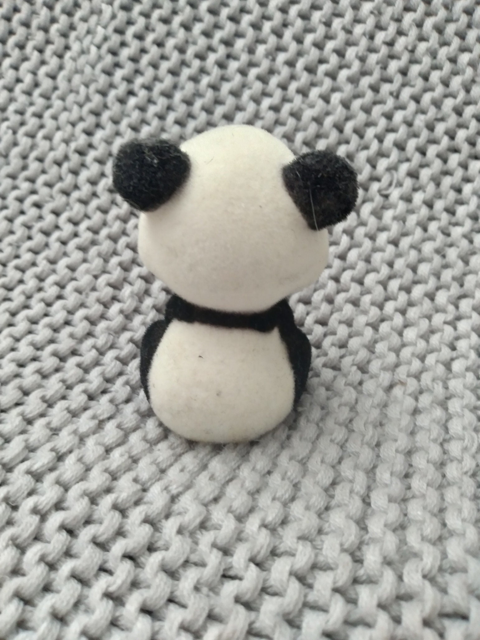 Vintage Joseph Originals 3 Flocked Mini Panda Bear - Etsy