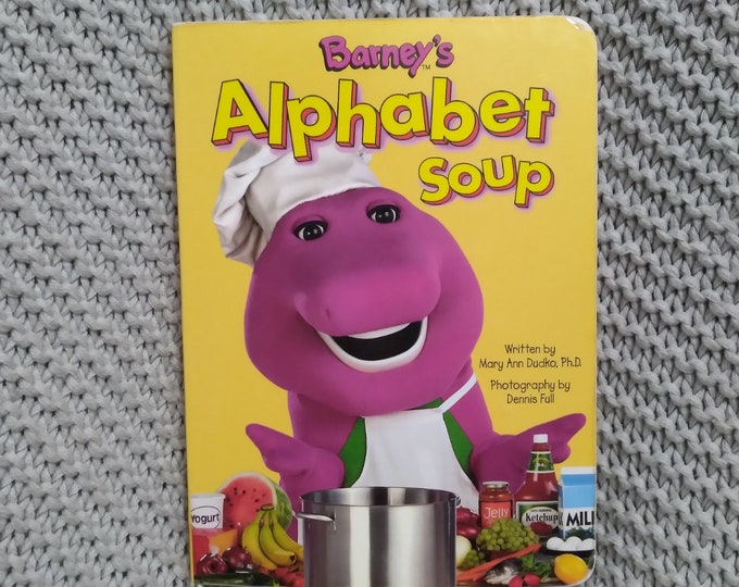 Barney's Alphabet Soup - a Toddler Board Book About the Alphabet C ...