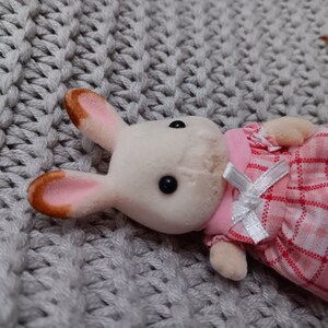 Vintage Sylvanian Families Chocolate Rabbit Family Dad Fraiser, Mom ...