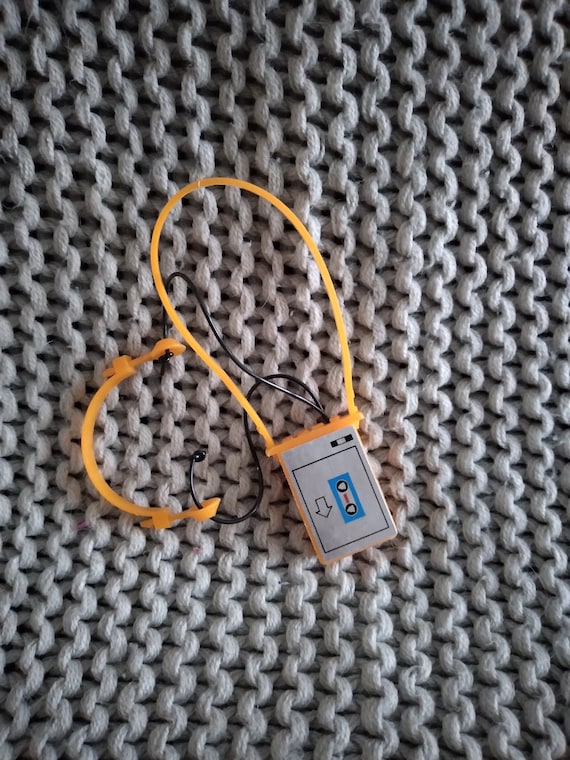 Vintage Barbie Sized Orange Walkman With Headphones - Etsy
