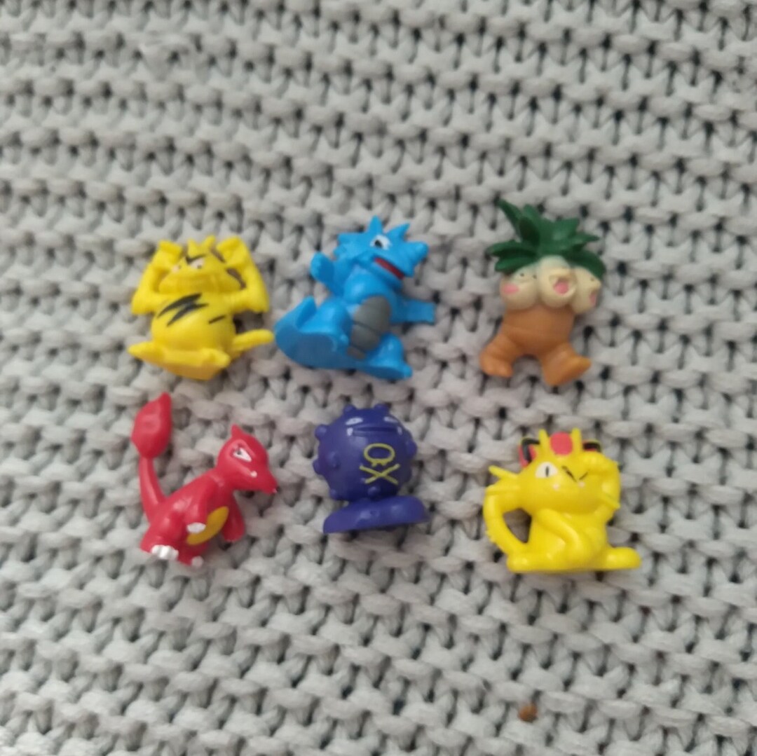 Lot of 6 Vintage Gen 1 Pokemon Mini Figures Electrabuzz, Nidoqueen ...