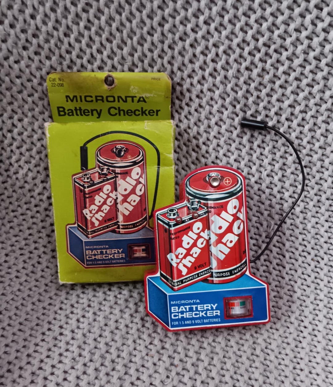 Vintage 1970s Radio Shack Battery Checker - Micronta by Tandy - Etsy UK