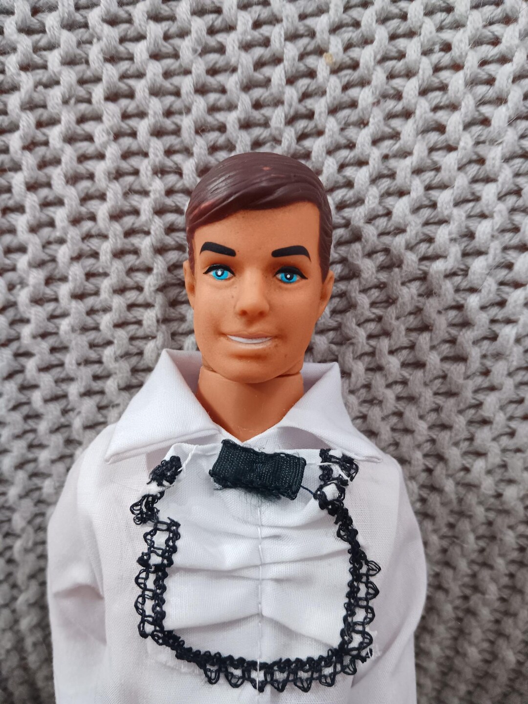 Vintage Ken Clone Brunette Fashion Doll in Tuxedo Shirt and Slacks by ...