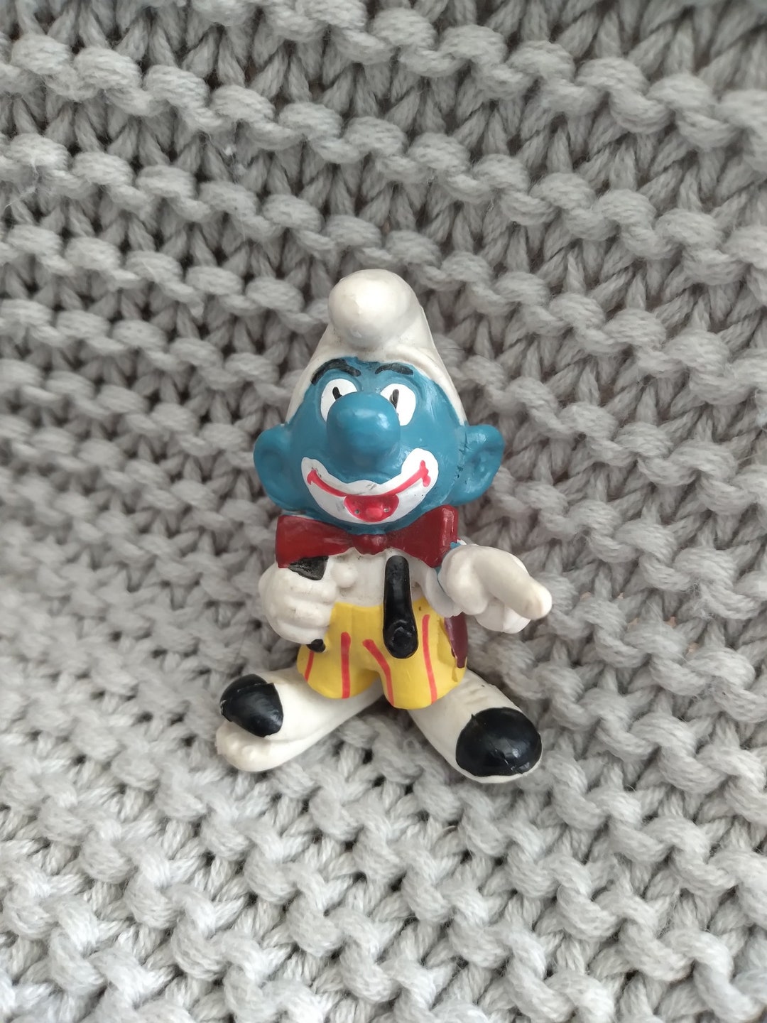 Vintage Schleich Smurfs Circus Clown Figurine C. 1978 Peyo - Etsy