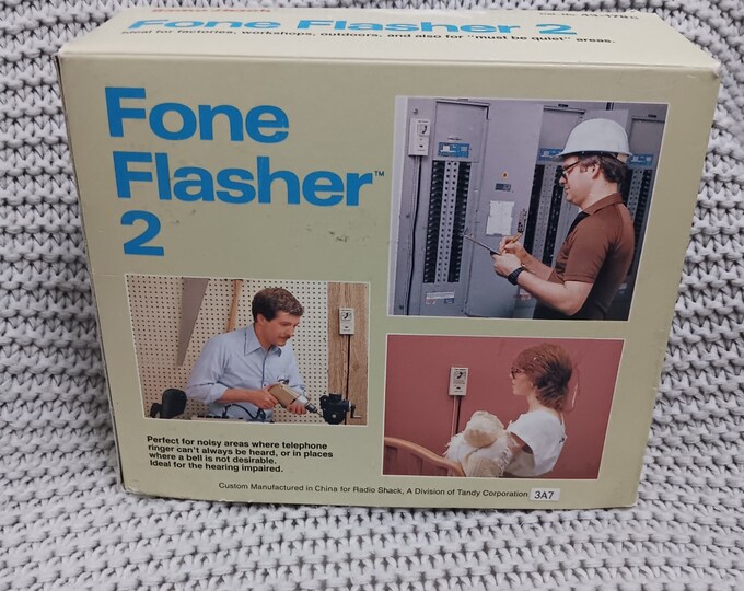 MIB Vintage Radio Shack Telephone Fone Flasher 2 - Land Line Phone ...