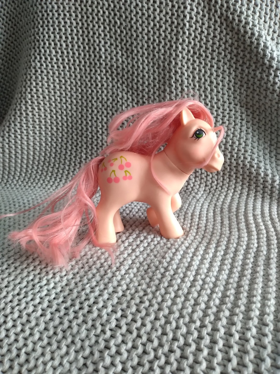 Vintage My Little Pony: Cherries Jubilee, Peach Earth Pony (1984) - Etsy