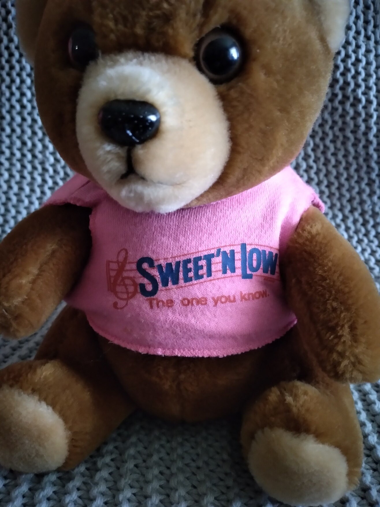 VGC Vintage 8-inch Stuffed Logo Teddy Bear Wearing Pink Sweet - Etsy