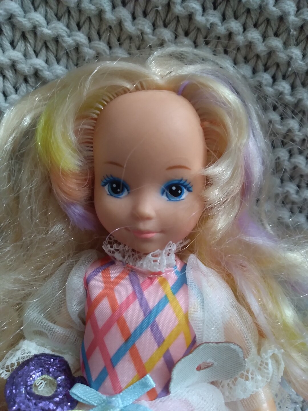 Vintage Lady Lovely Locks Fair Haired Maiden Wearing Her Original ...