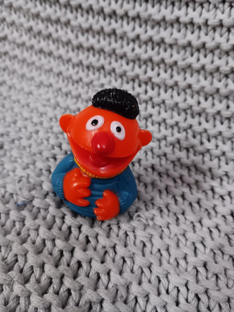 Vintage Sesame Street Muppets Hard Plastic Figurines - Big Bird, Cookie ...