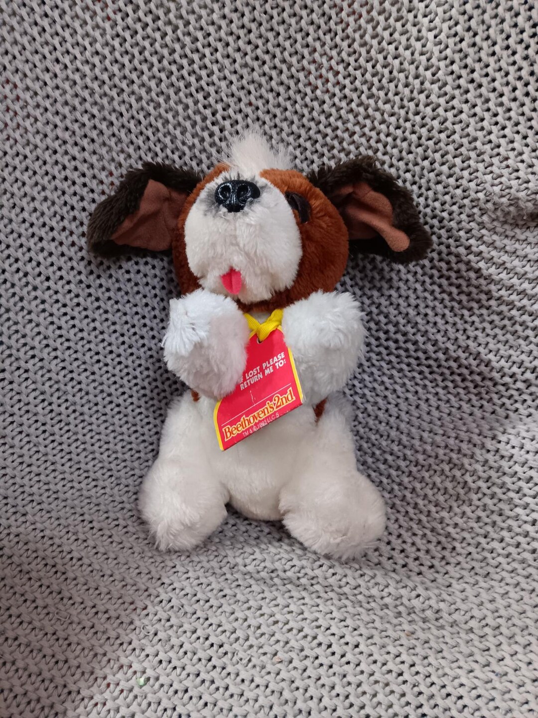 Vintage Beethoven's Second Tagged Plush St. Bernard Puppy - MO PUP C ...