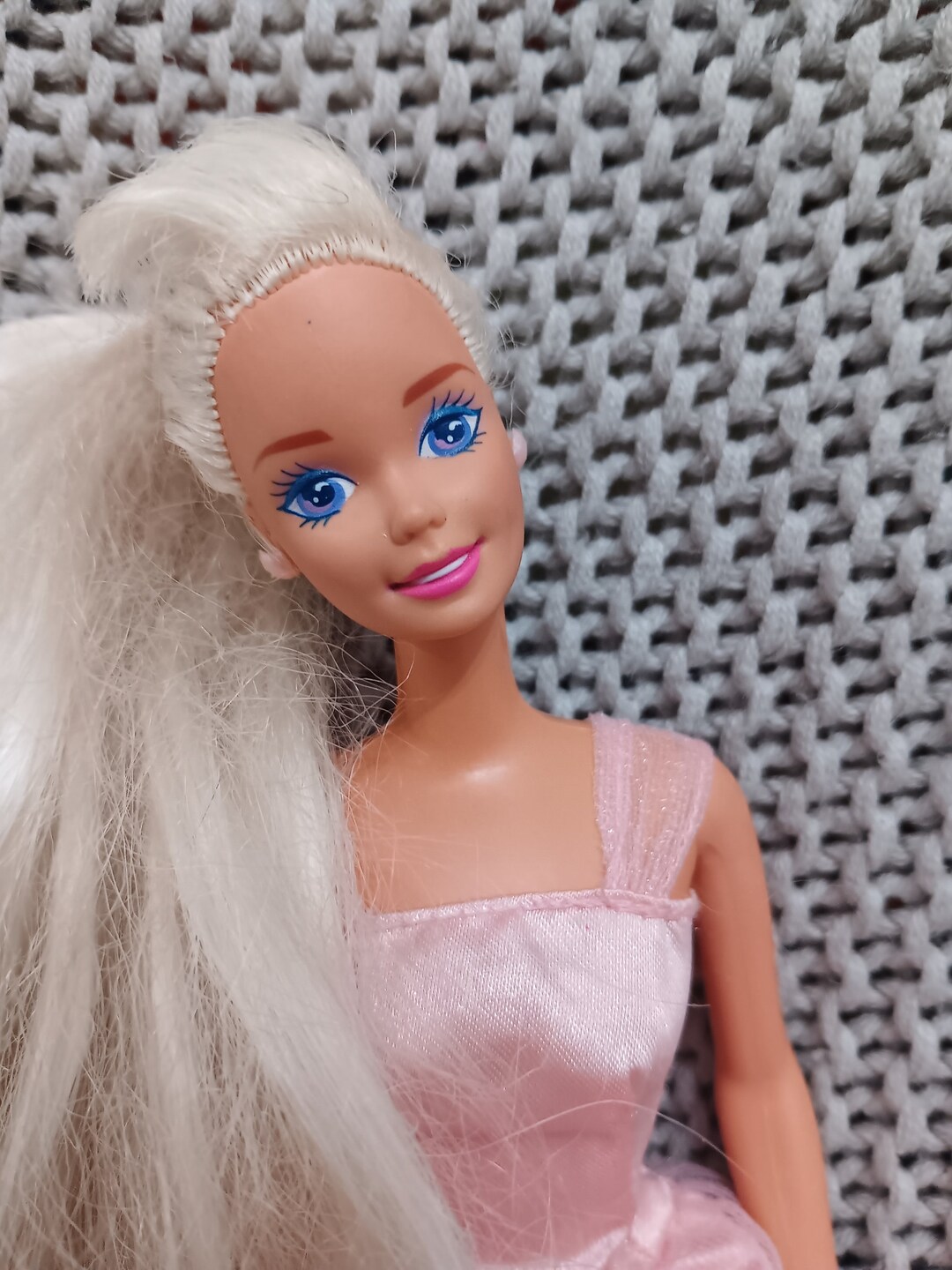 Pretty Rose Princess Barbie in Her Pink Floral Gown C. 2000 Mattel - Etsy