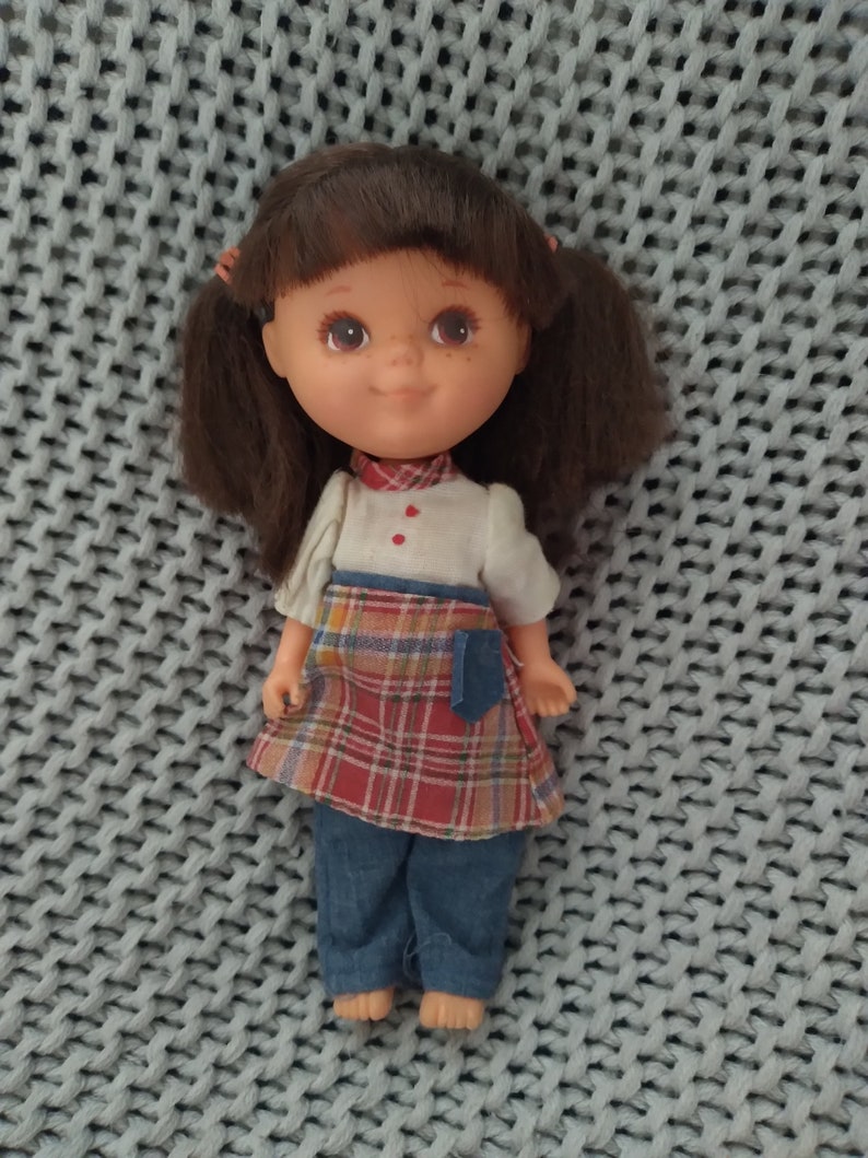 Vintage Fran Mar Moppet Doll: Missy Plays After School, Skateboard ...