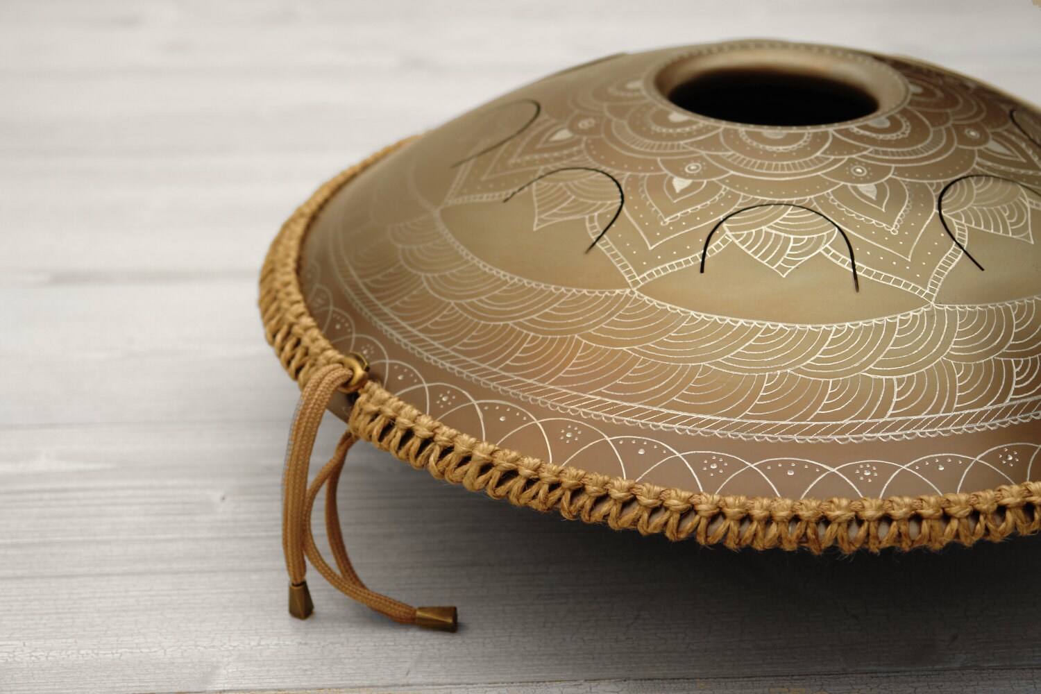 Neo 8 Drum. Ice Flower Design. With FREE Durable Gig Bag and Rope ...
