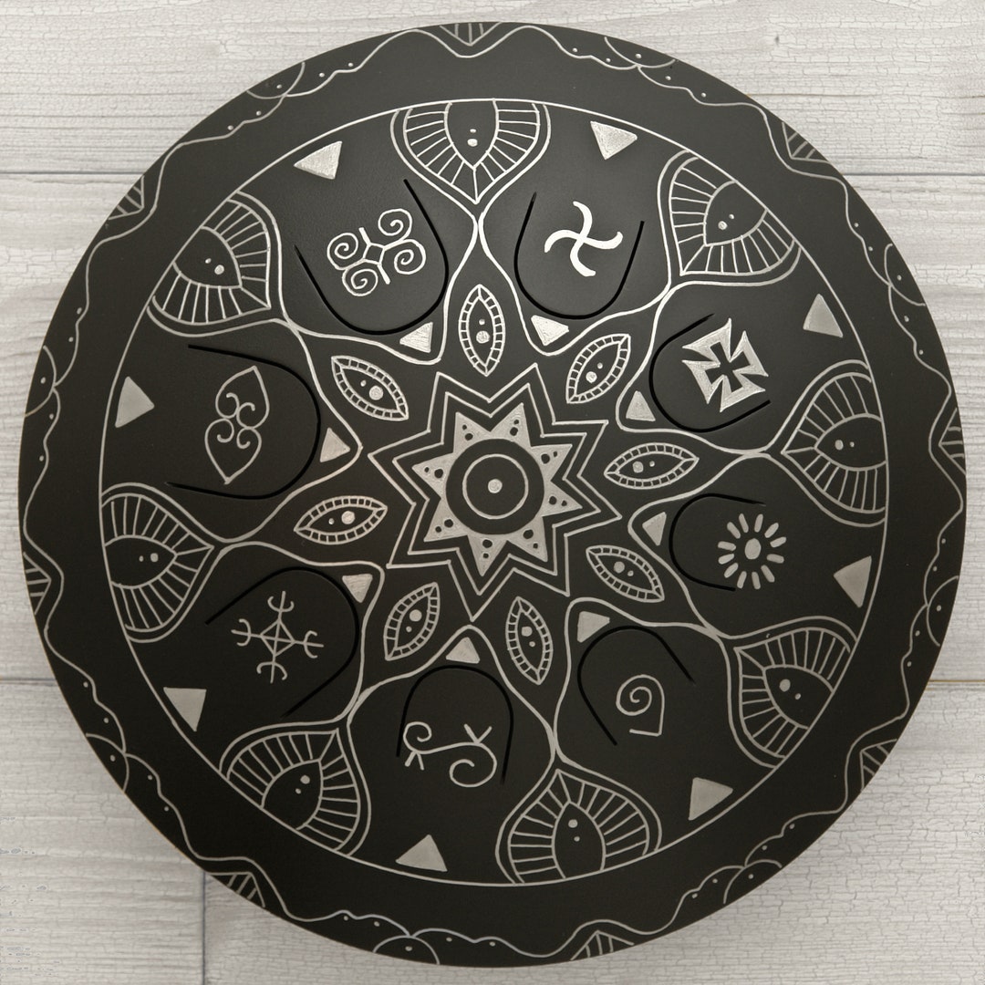 Freezbee African Drum. Handpan, Steel Tongue Drum - Etsy