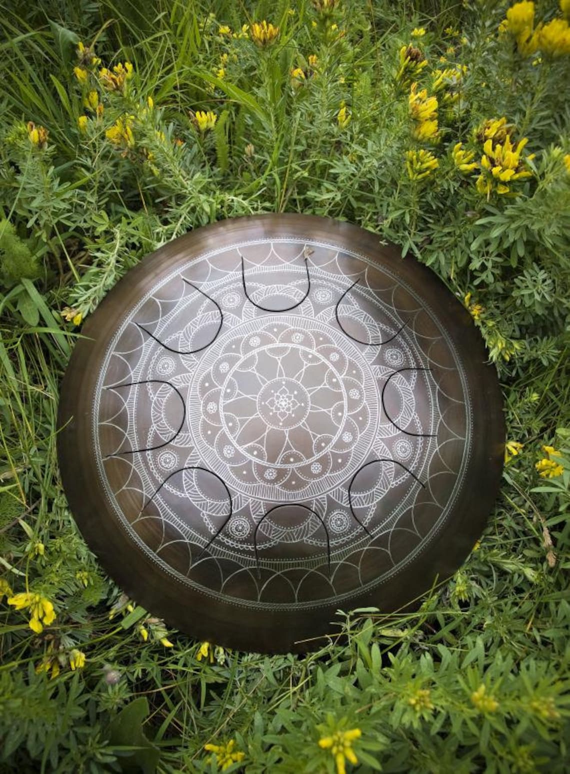 Freezbee Drum. Handpan Pantam Steel Tongue Drum | Etsy