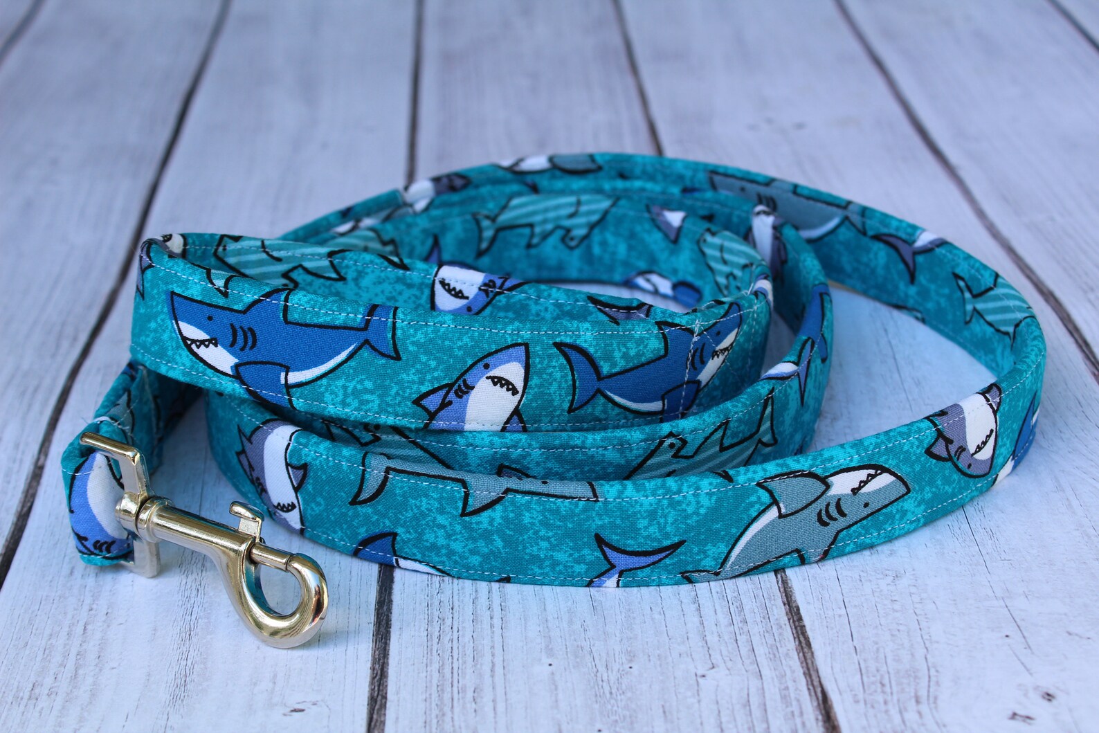 Shark Dog Collar - Nautical Dog Collar - Ocean Dog Collar - Shark ...