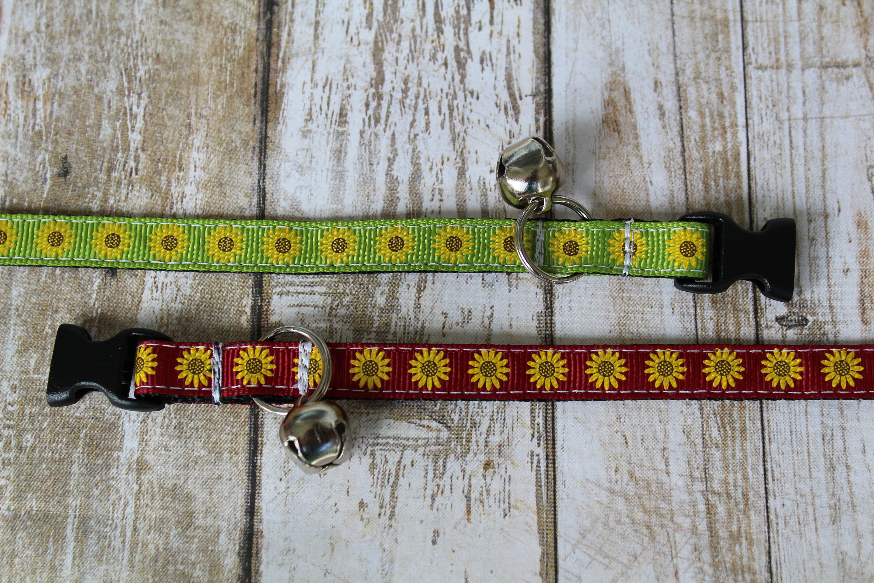 Sunflower Cat Collars Fall Cat Collar XS Sunflower Dog | Etsy