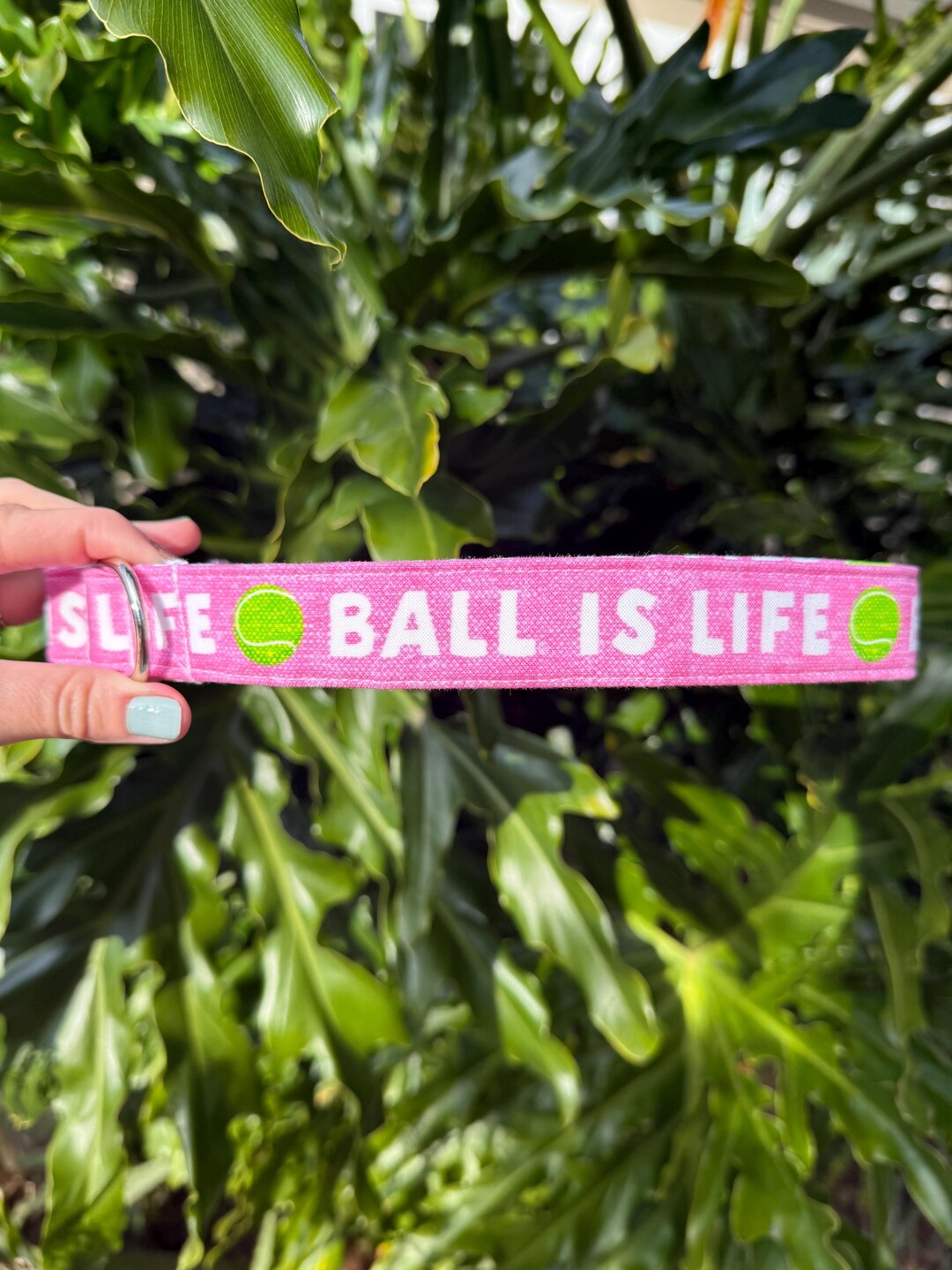 Tennis Ball Dog Collar - Ball is Life Dog Collar - Funny Dog Collar ...