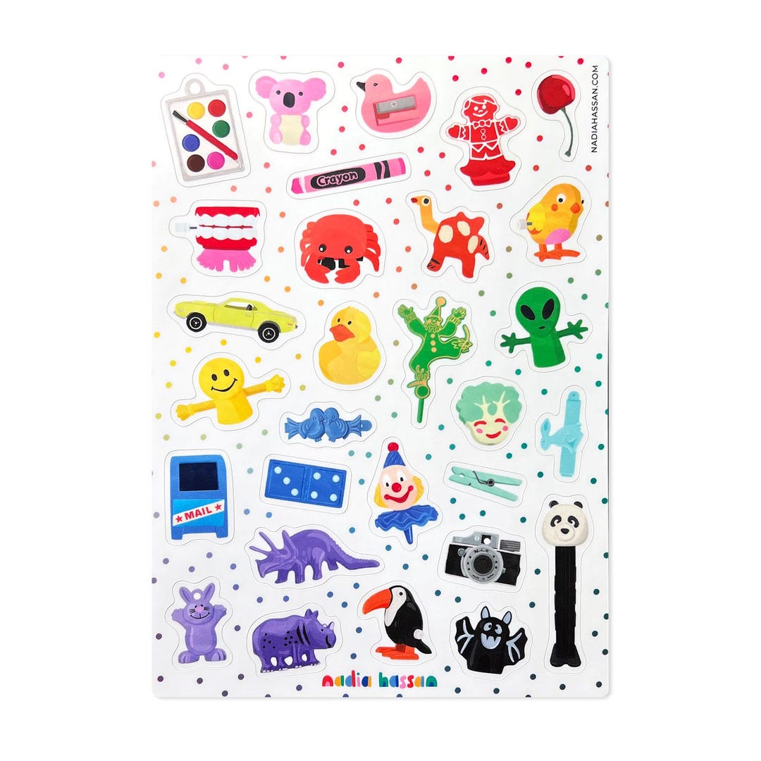Tiny Trinkets Sticker Sheet - Etsy