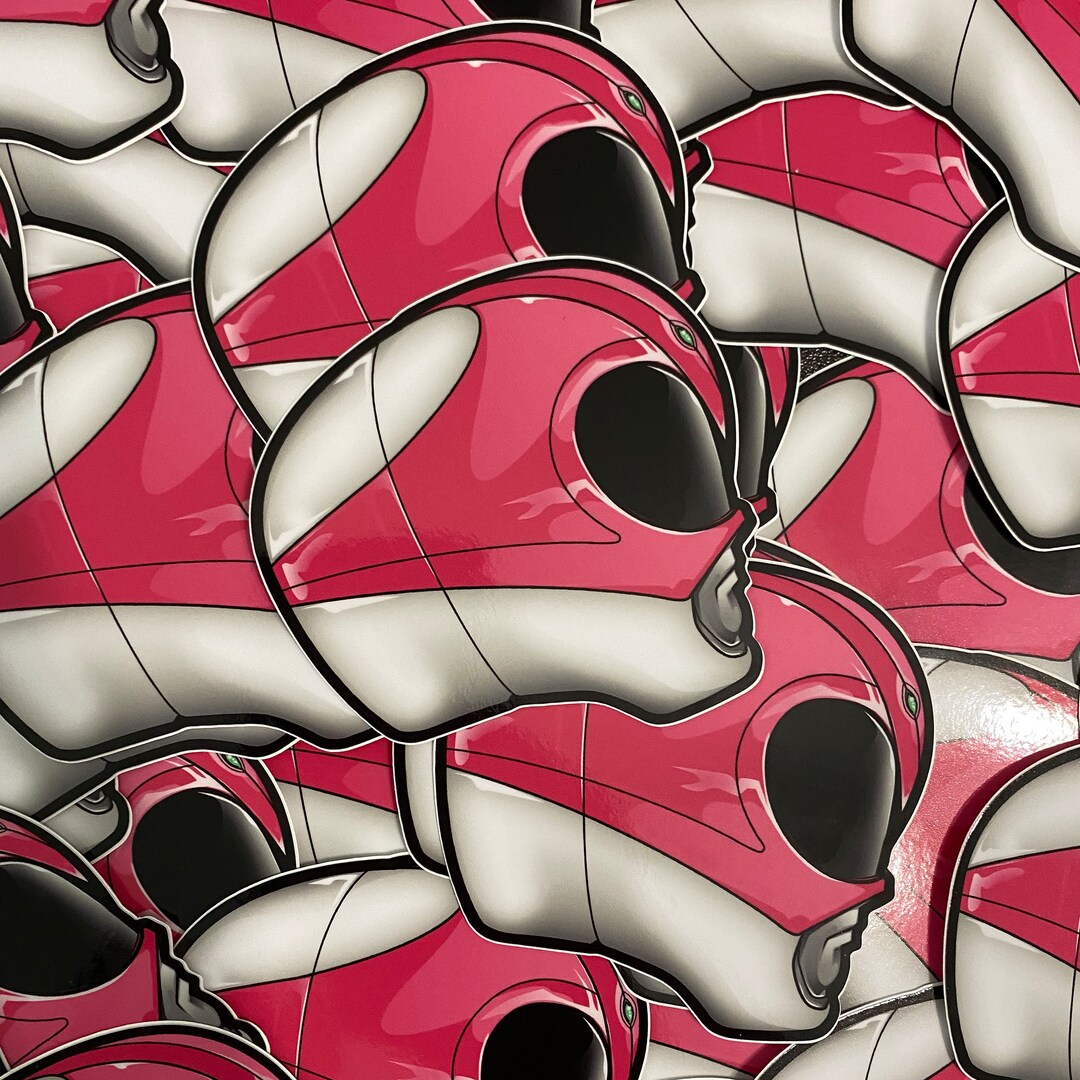 PINK HELMET (sticker) - Etsy
