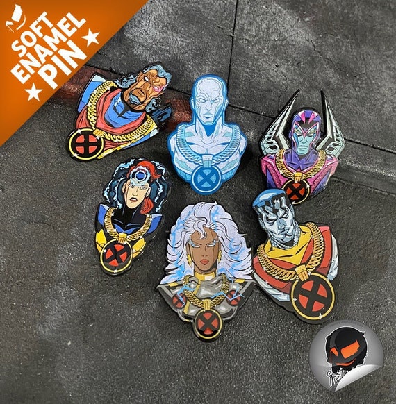 Gold Team X-drips soft Enamel Pin - Etsy