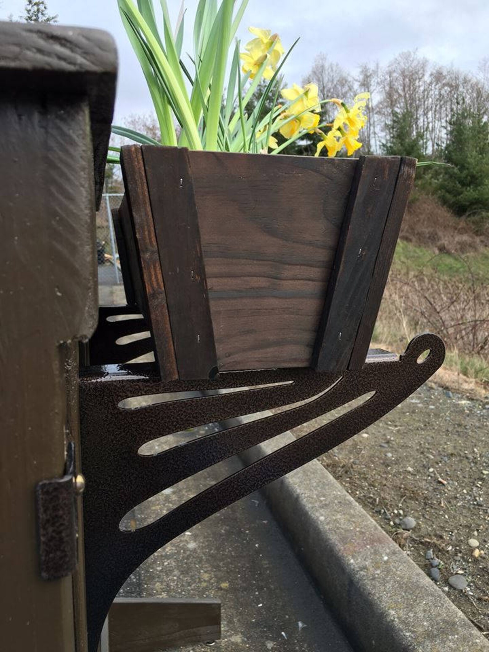 Kulshan DIY Balcony Railing Table Bracket Set for Deck Bars - Etsy Canada