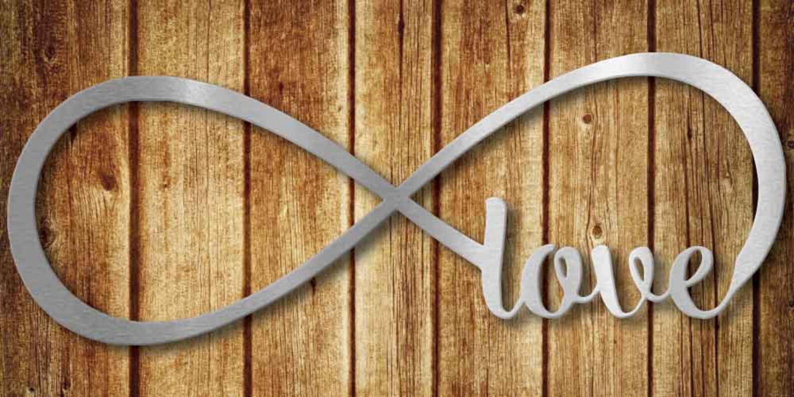 Infinity Love Wall Metal Art Sign Anniversary Gift Wedding - Etsy
