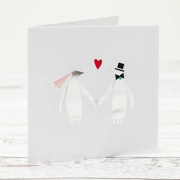 Penguin Wedding Invitations - Etsy