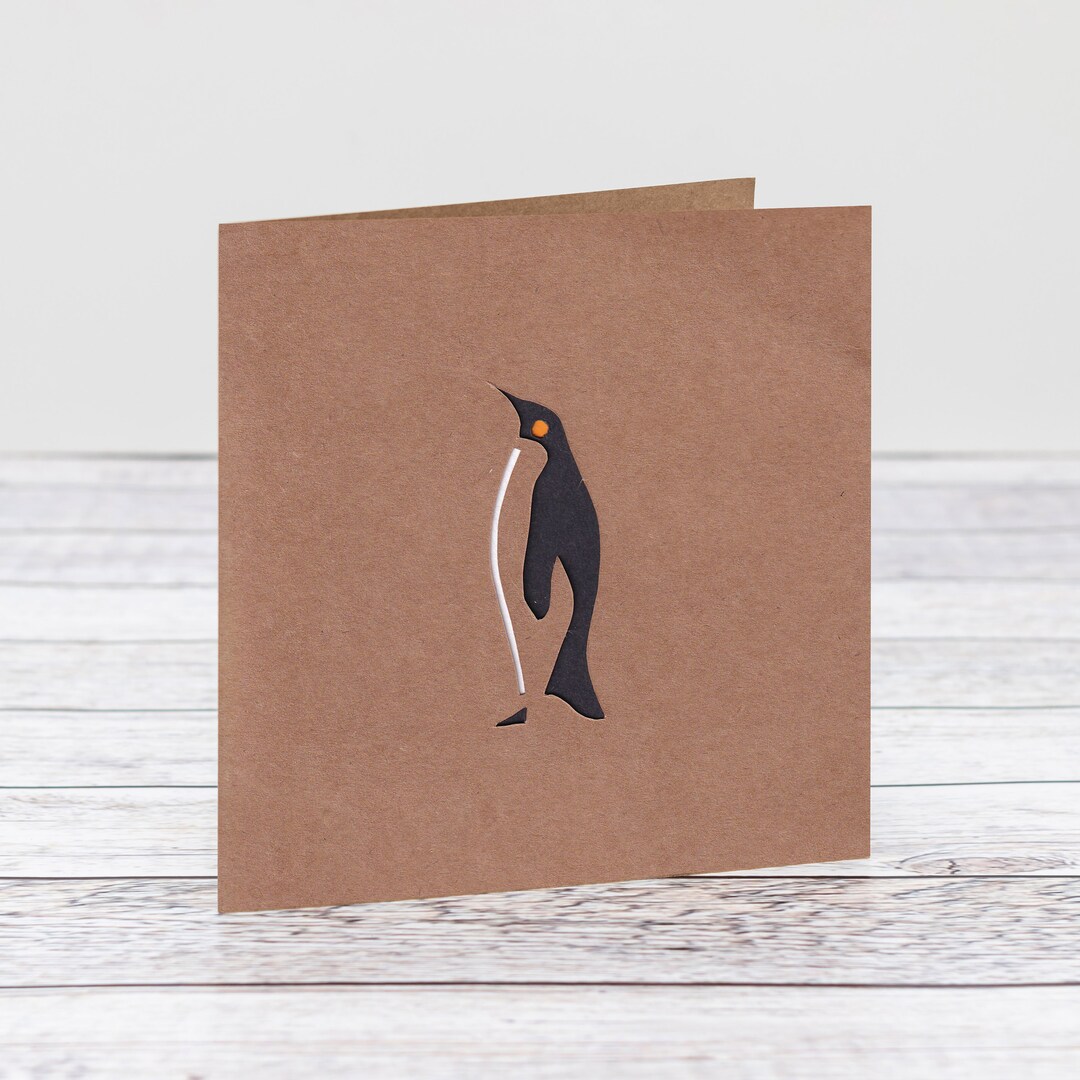 Penguin Card for Any Occasion- Available With Free Personalisation and ...