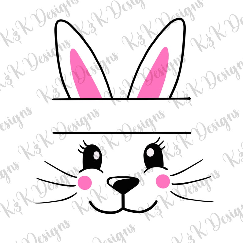 Bunny Face PNG, Easter Boy, Easter Girl, Bunny With Flowers, Bunny With ...