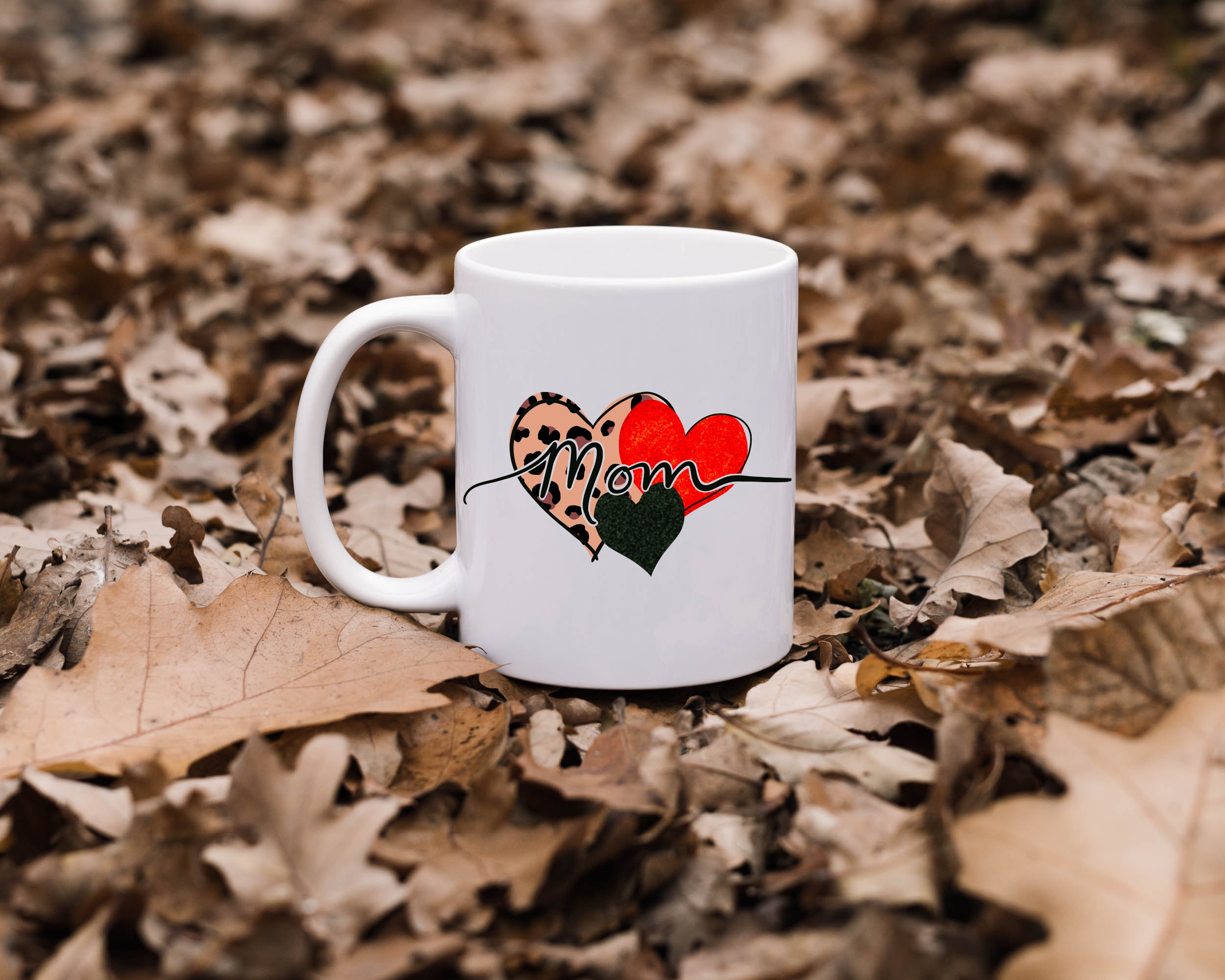 Cheetah Heart PNG, Red Heart, Mothers Day - Etsy