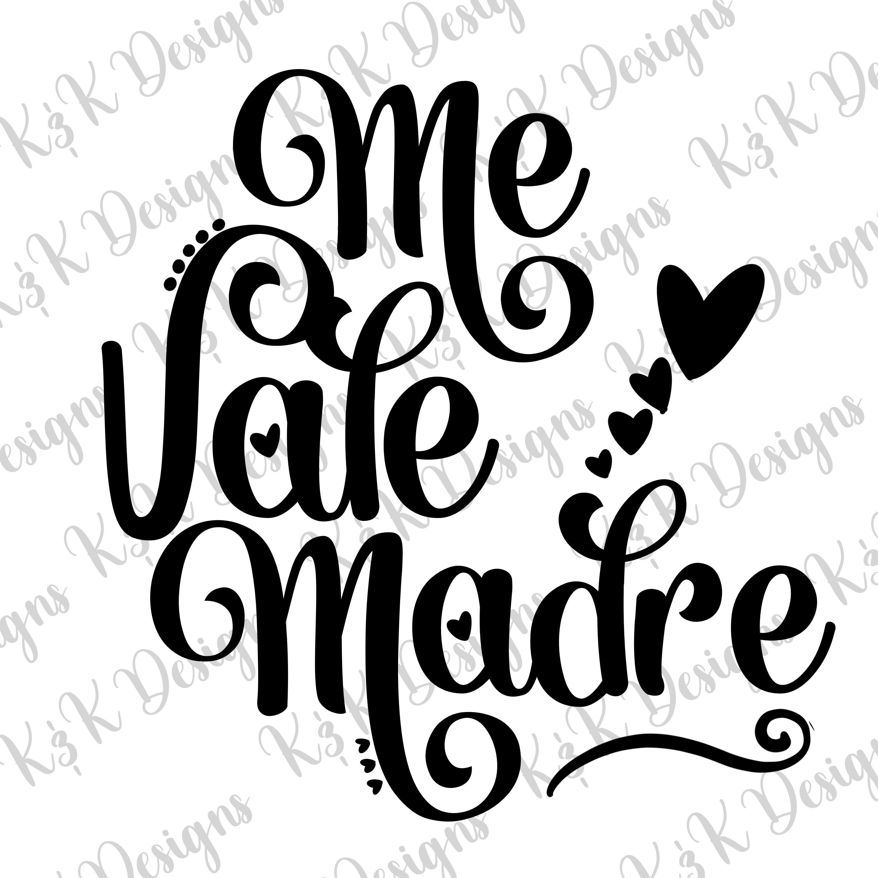 Me Vale Madre PNG, Frases Chingonas, Mexican, Español, Toxica - Etsy