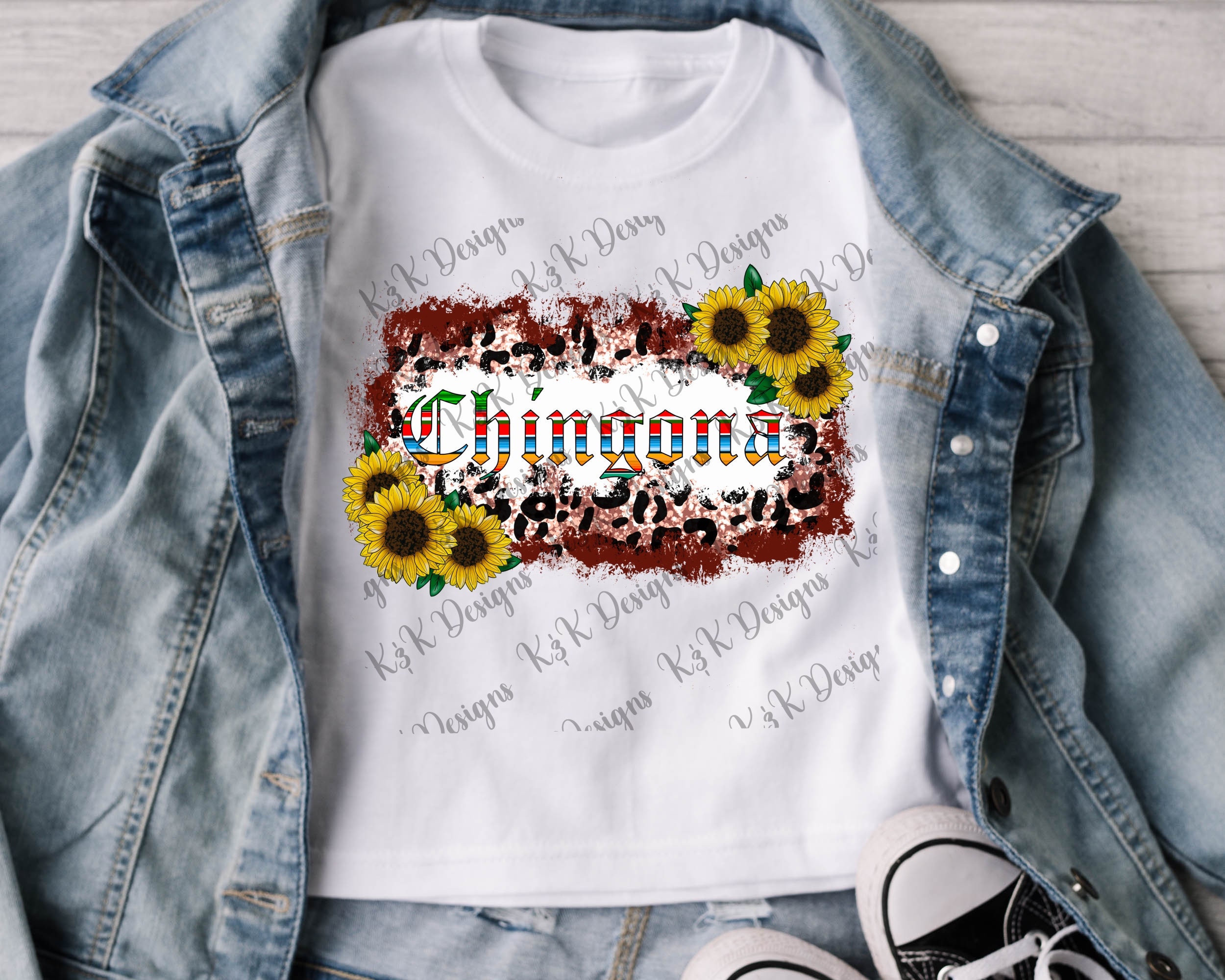 Chingona Sunflower PNG, Sublimation - Etsy
