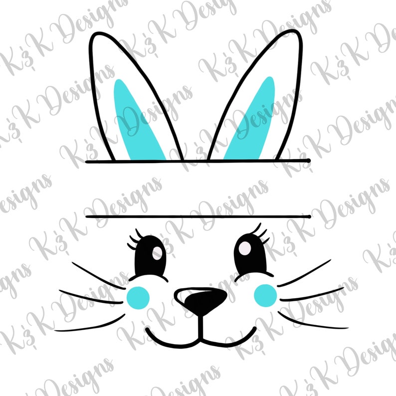 Bunny Face PNG, Easter Boy, Easter Girl, Bunny With Flowers, Bunny With ...