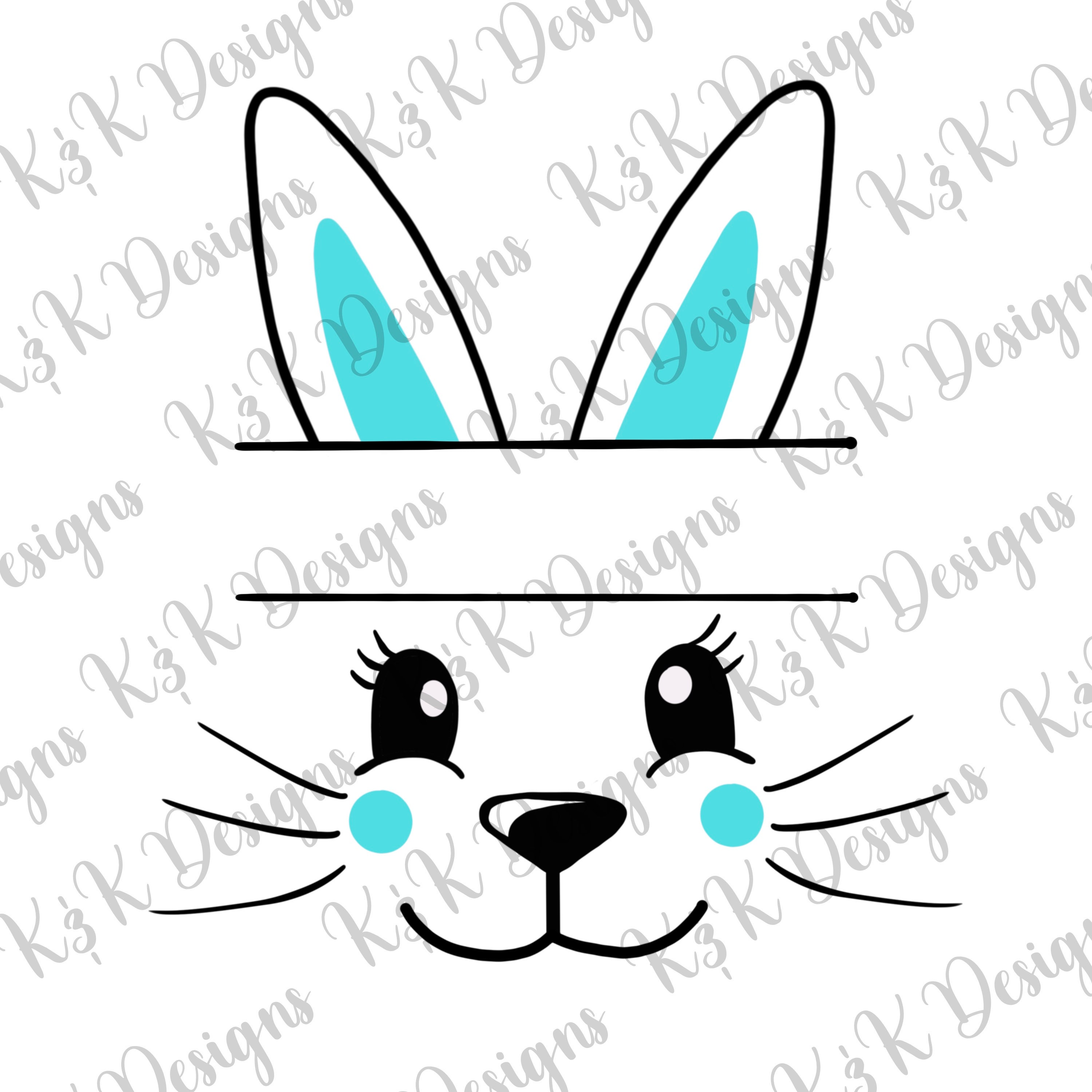 Bunny Face PNG, Easter Boy, Easter Girl, Bunny With Flowers, Bunny With ...