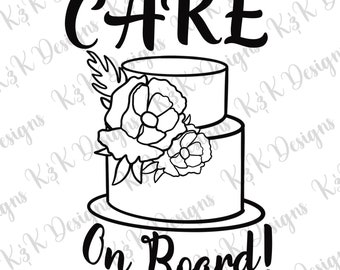 Magnet Me up 'cake on Board 5x5.5 Cake Car Magnet - Etsy