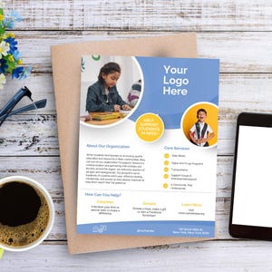 Nonprofit Flyer Template, Education Student Organization Flyer, Student ...