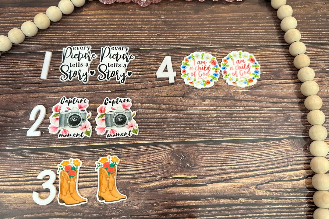 Planar- Flatback- Resin Charms- Bow Centers- Pendants- Badge Reels ...