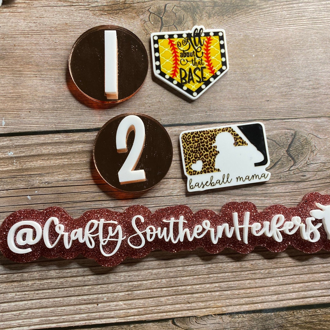 Planars- Planar- Flatback Planar- Flatback- Baseball - Resin Planar ...