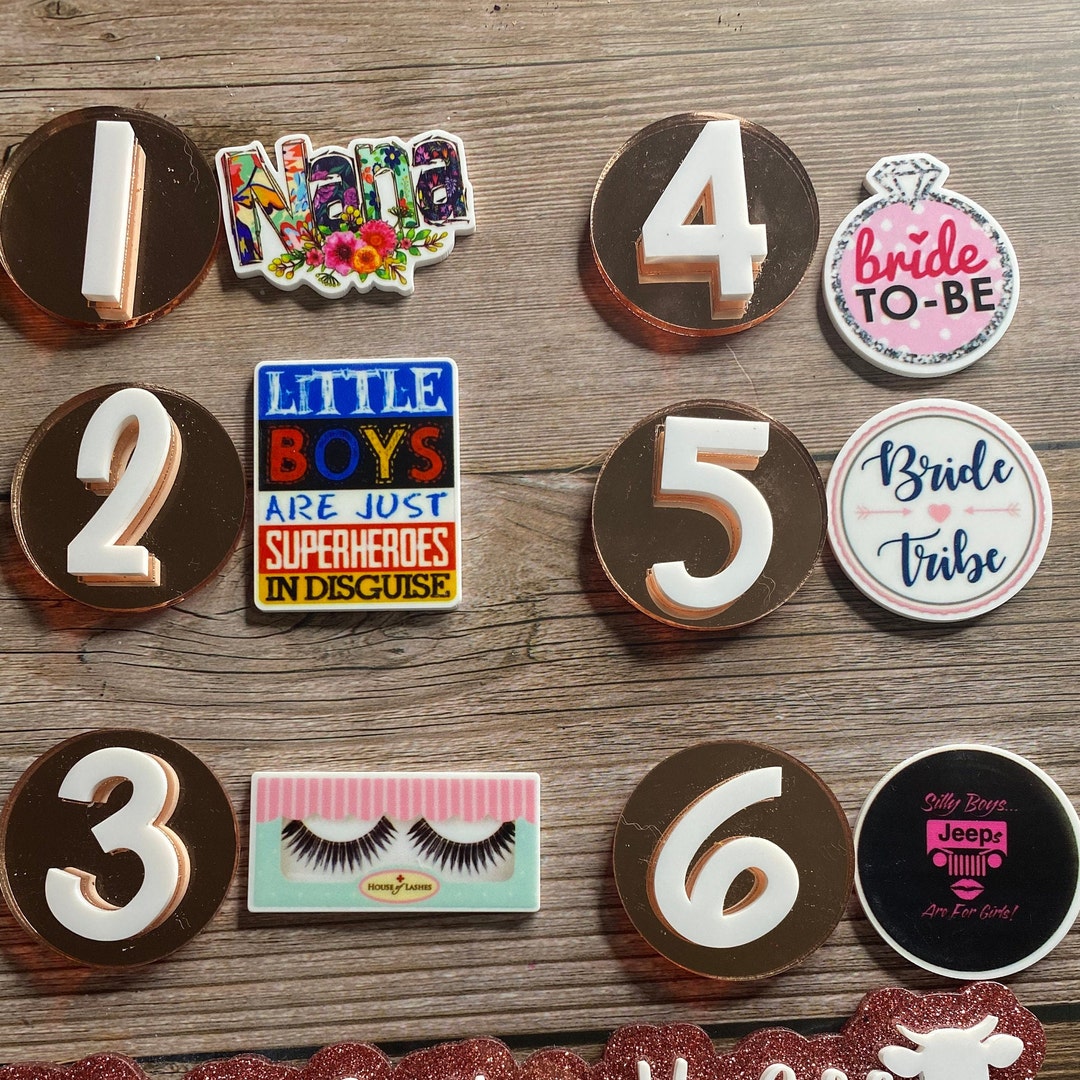 Planar- Flatback - Resin Charms- Bow Centers- Pendants- Badge Reels ...